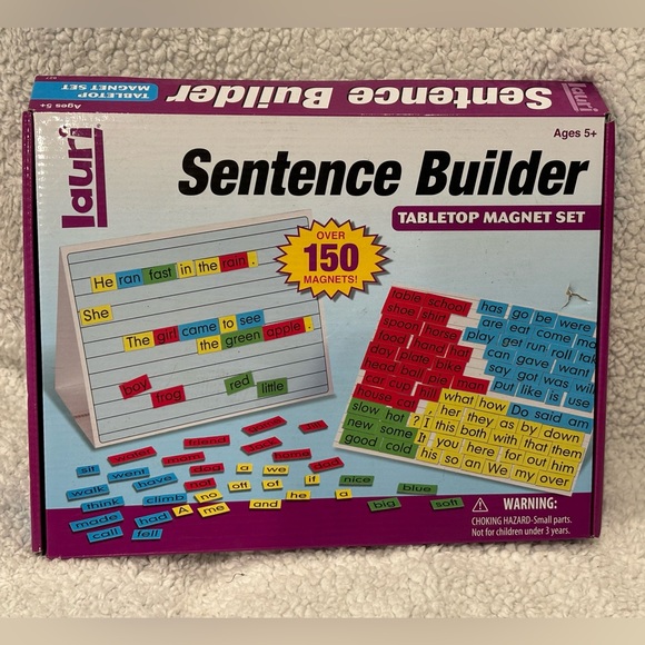 Toys | Sentence Builder Table Top Magnet Set Vocabulary Learning Lauri ...